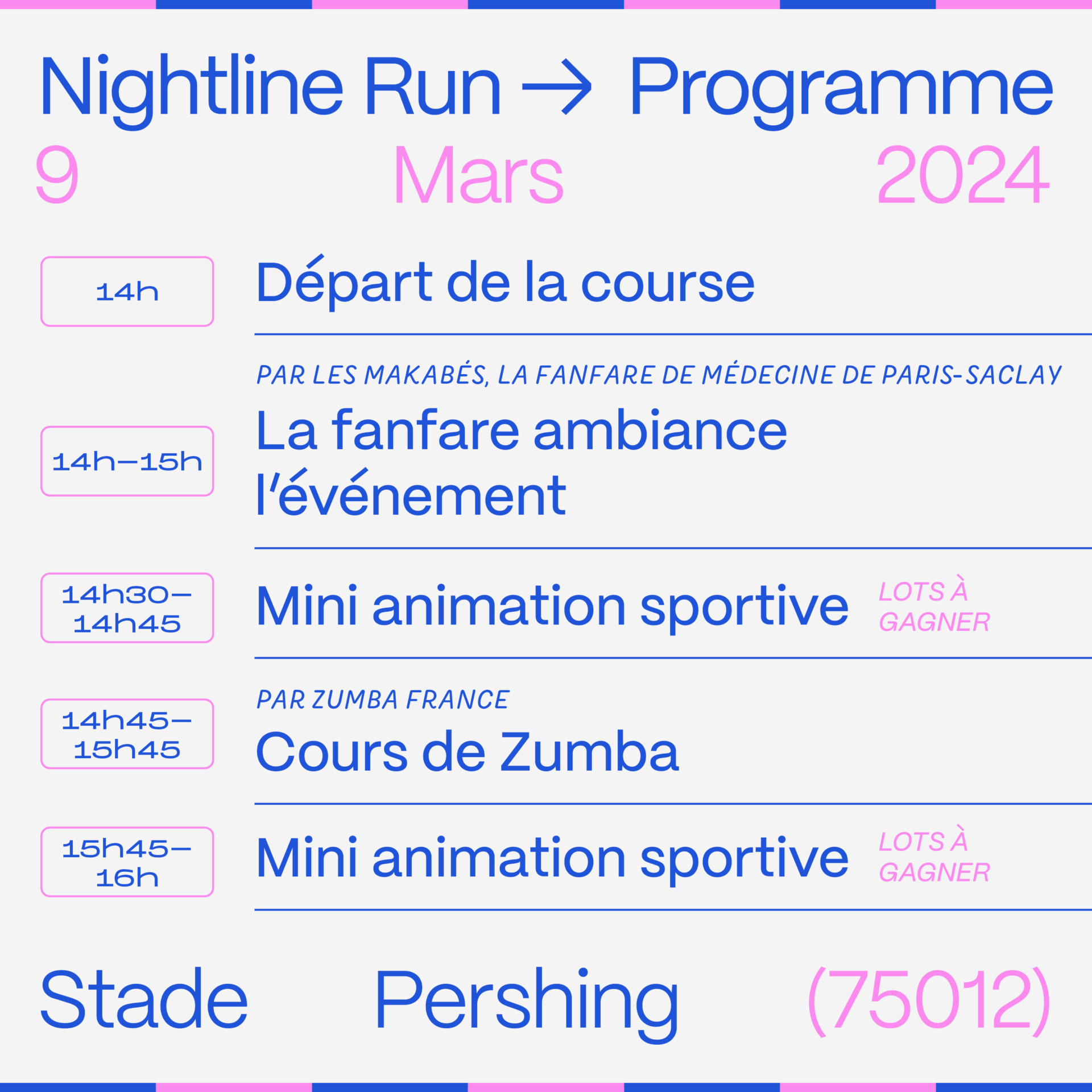 Nightline Run Paris - Une course solidaire pour la santé mentale des ...